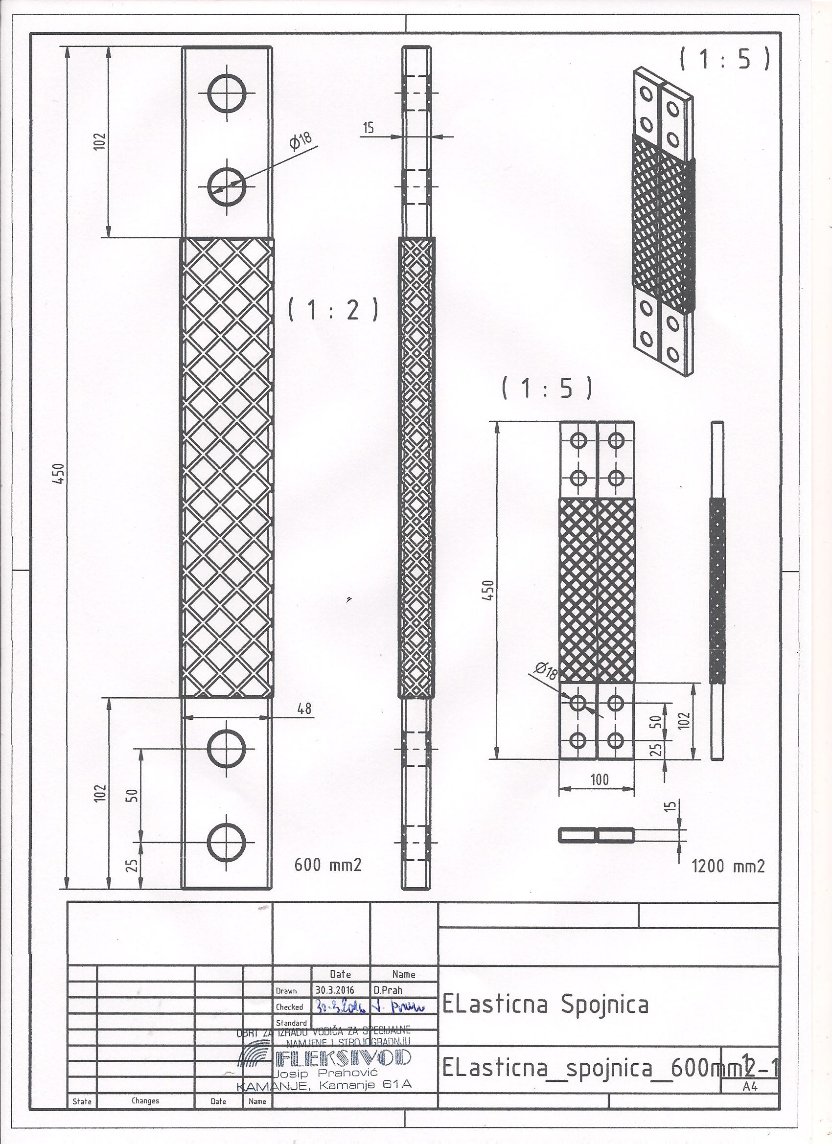 Elastične spojnice – FLEKSIVOD – IZRADA VODIČA I STROJOGRANJA
